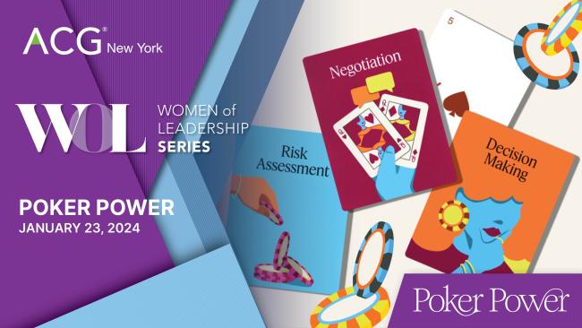2024 ACG NY Women of Leadership Series - Poker Power | ACG New York